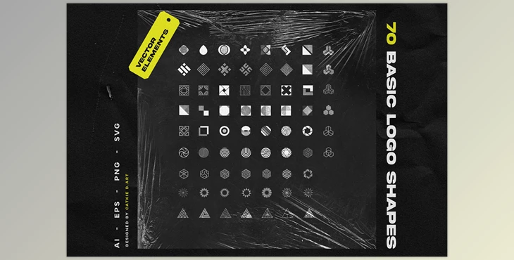 Download 70 Various Logo Shapes CreativeMarket - 7435927